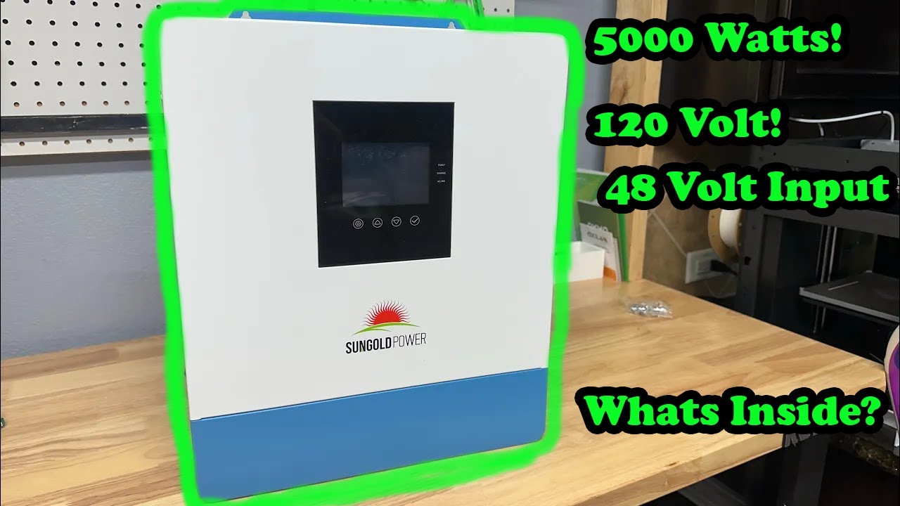 Sungold Power!! Best Budget 48v Solar Invert All-In-One - YouTube
