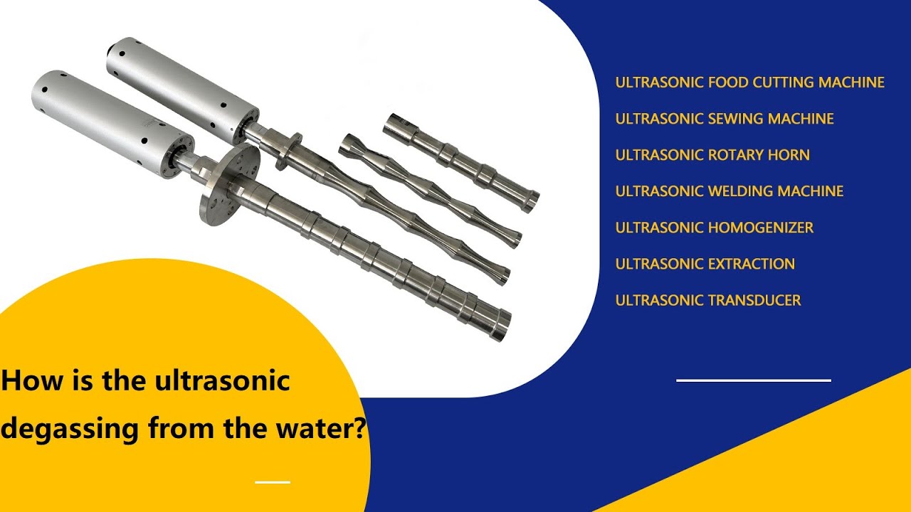 How ultrasonic Degassing of laundry detergent? - YouTube