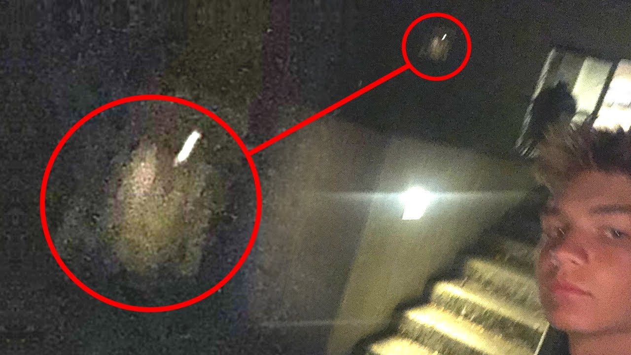 SCARY DEMON CAUGHT ON CAMERA IN MY HAUNTED HOUSE AT 3AM (Ghost caught ...