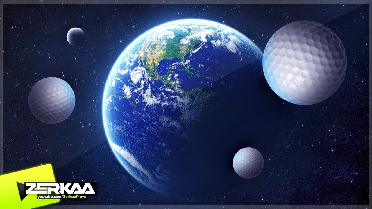 LOW GRAVITY SPACE BALLS! (Golf It) - YouTube