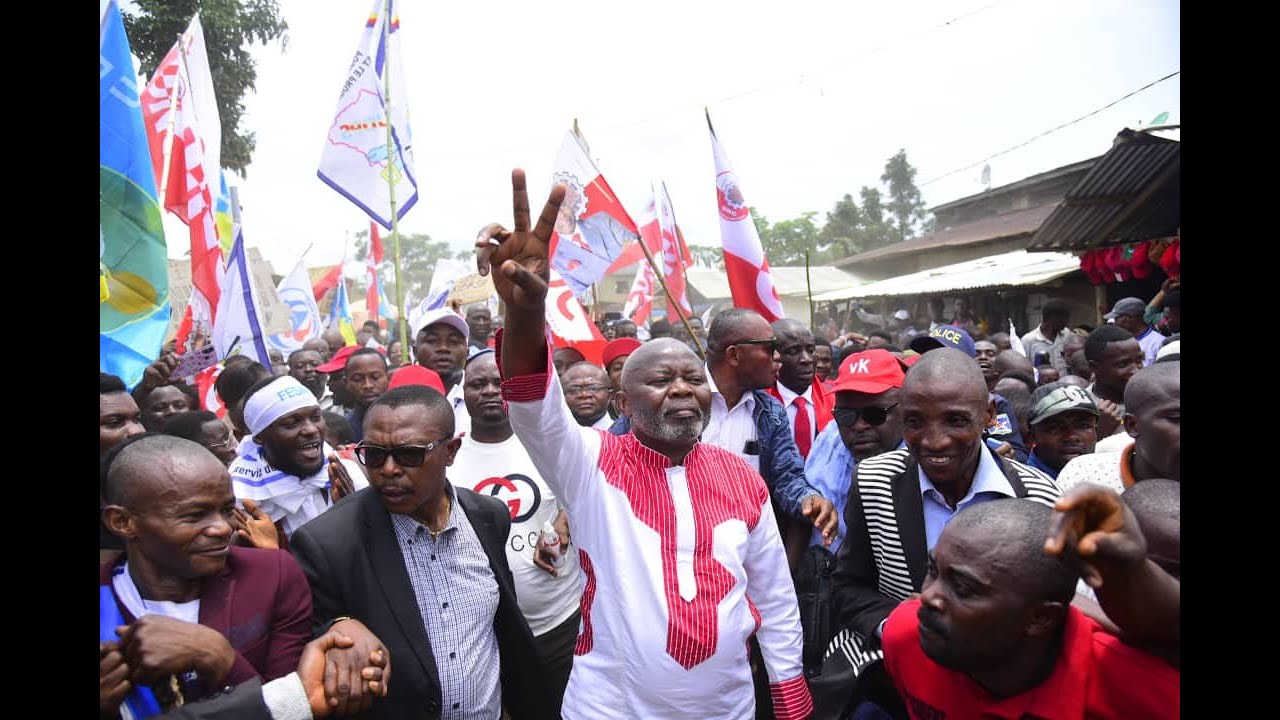 Arrivée du Dr. Vital Kamerhe dans le territoire de Shabunda au Sud-Kivu ...