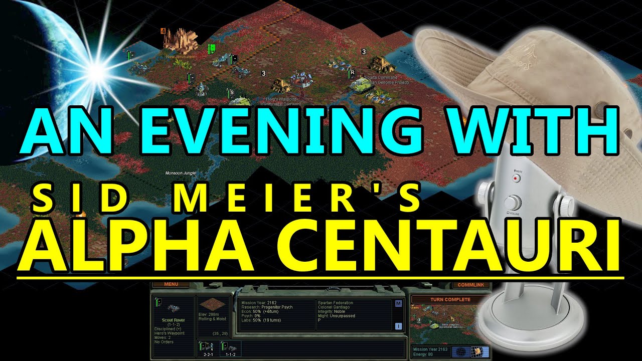 An Evening With: Sid Meier's Alpha Centauri - Alien Crossfire Planetary Pack - YouTube
