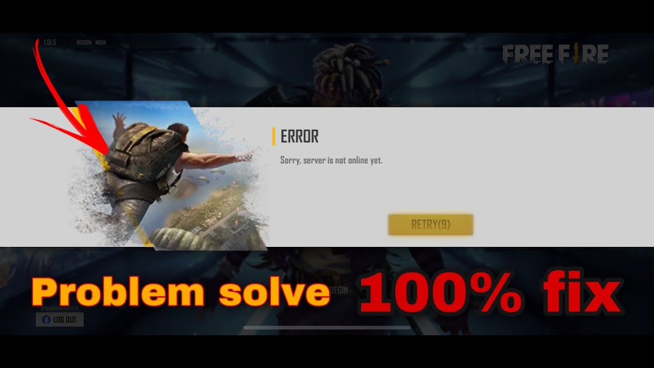 FREE FIRE SERVER NOT OPEN YET PROBLEM SOLVED 100% FIX || VRUSHIN GAMER ...