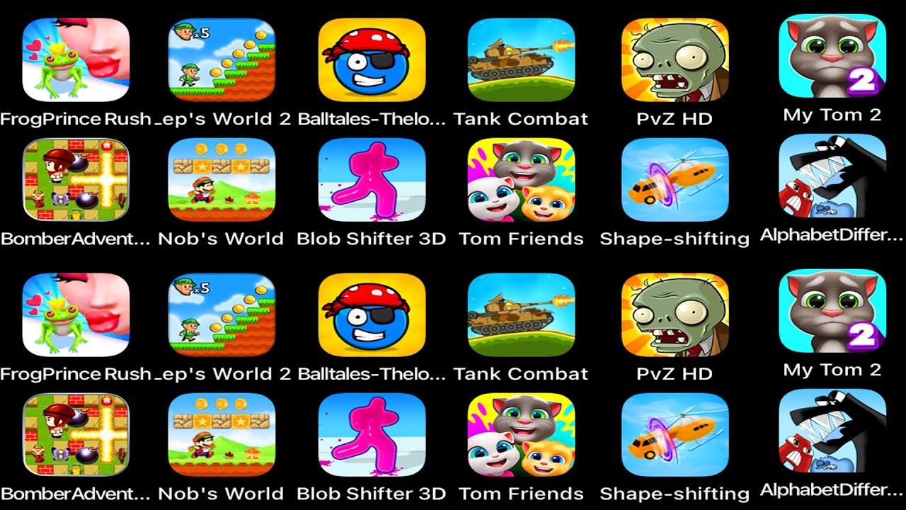 Alphabet Different Lore, Bomber Adventure, Tom Friends, Balltales-the ...