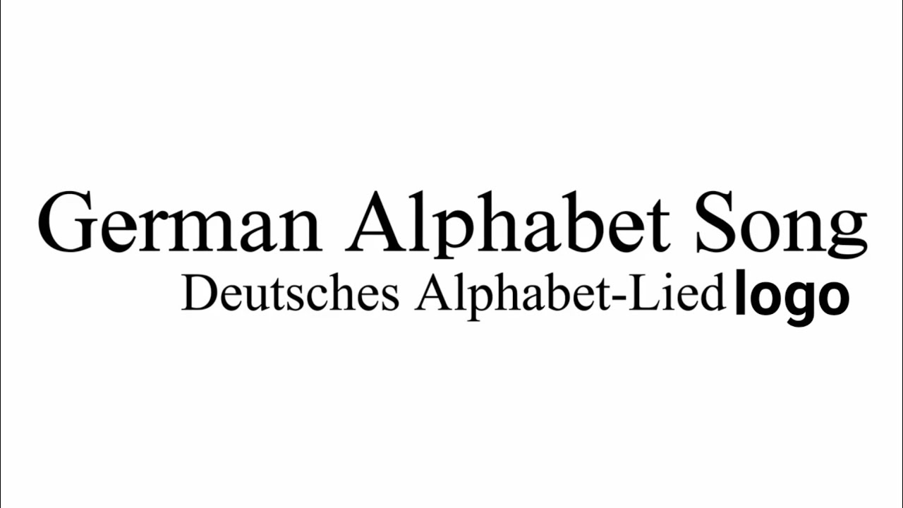 German Alphabet song logo - YouTube