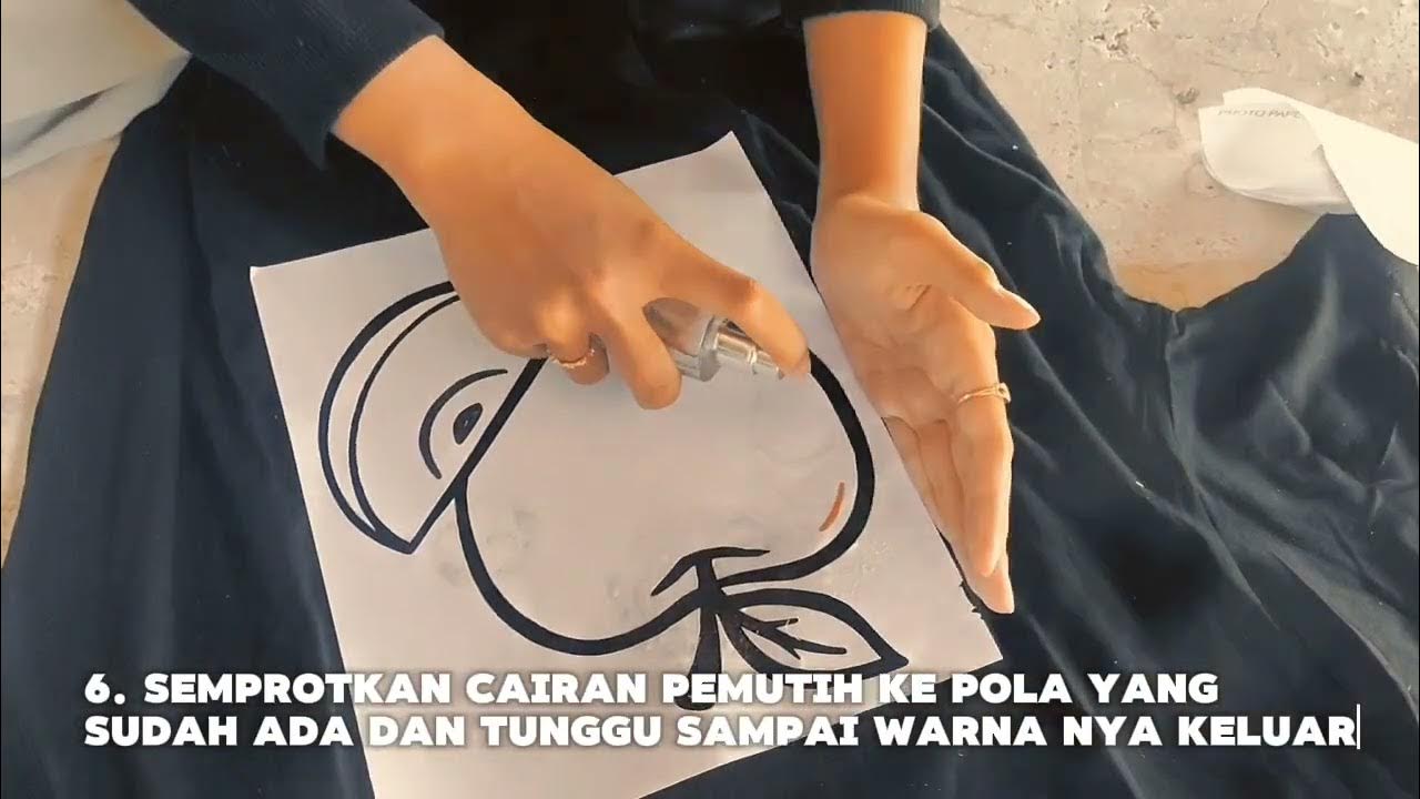 TUTORIAL SABLON KAOS DENGAN PEMUTIH - (NADIA RIZKI MAHARDIKA / X-C / 23 ...