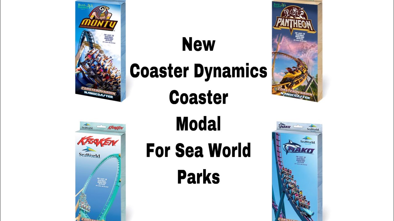 Sea world nano coaster models for there parks - YouTube