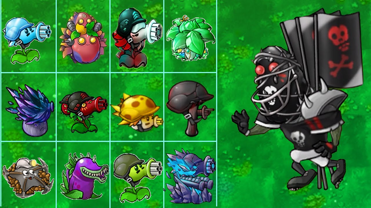 PvZ 1 Fusion Challenge | Random Fusion Plant Vs Degen Tall-nut Leader ...