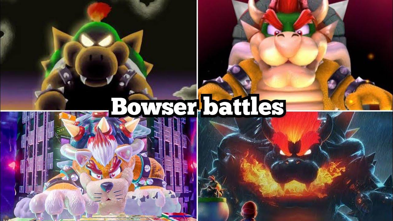 Evolution of Bowser Battles in Super Mario Series (1985-2022) - YouTube