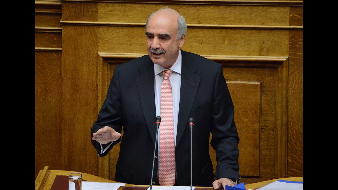 Ομιλία του Προέδρου της ΝΔ κ. Ευάγγελου Μεϊμαράκη στη Βουλή - YouTube
