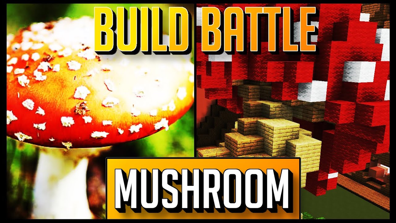 Building a MEGA MUSHROOM in Minecraft Build Battle!! - YouTube