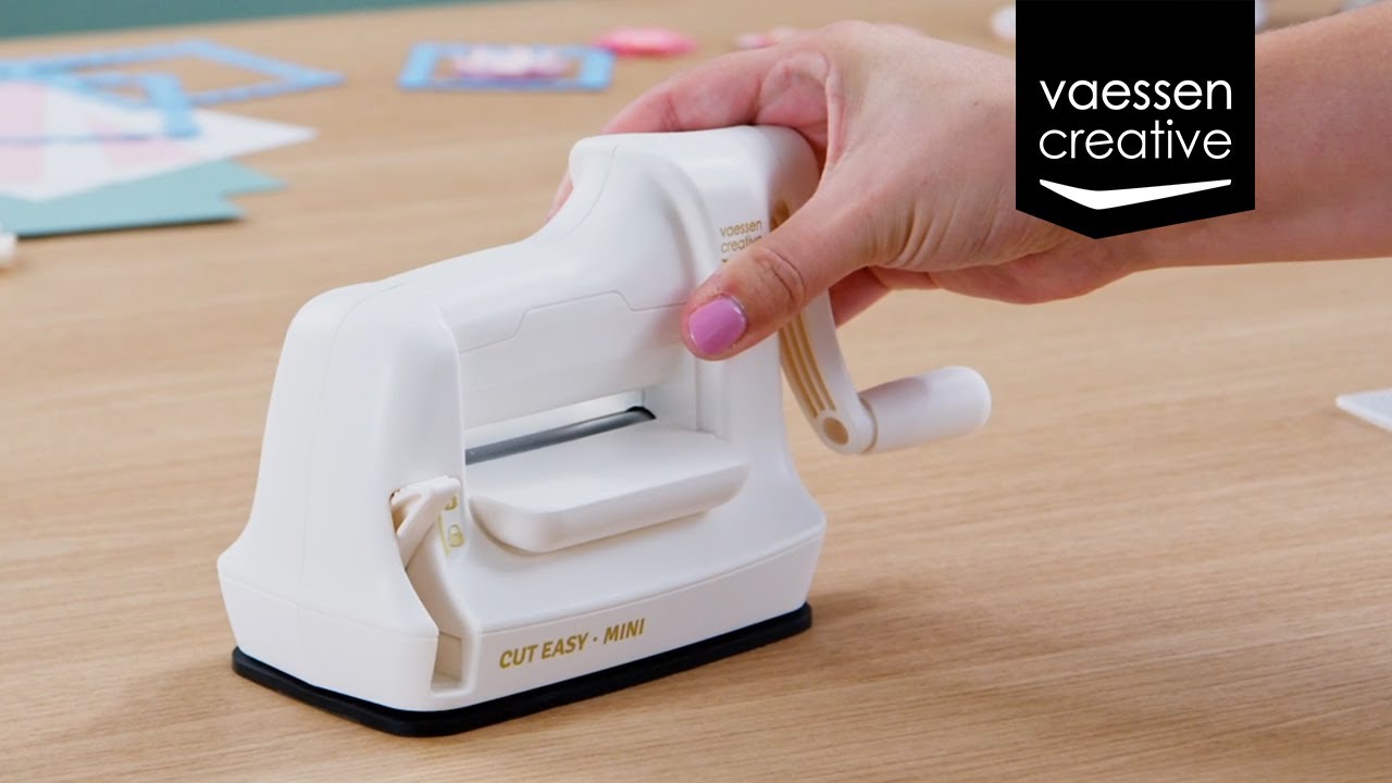 Vaessen Creative - Cut Easy Mini Die-Cutting Machine: Instruction - YouTube