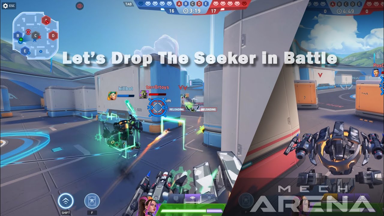 🚀 Seeker Gameplay Comeback – Crushing Enemies in Mech Arena! - YouTube