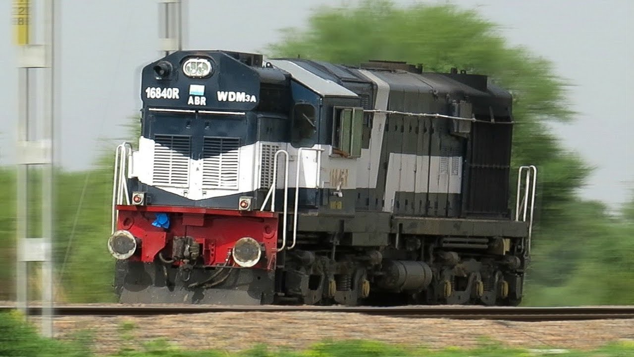 Lazy Light Moving Locomotives of Indian Railways - YouTube