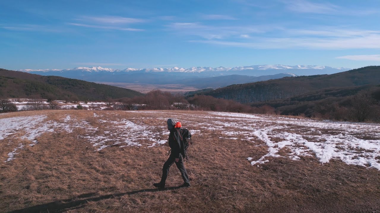A Solo Early Spring Hike Overlooking the Snowcapped Peaks of Rila ...