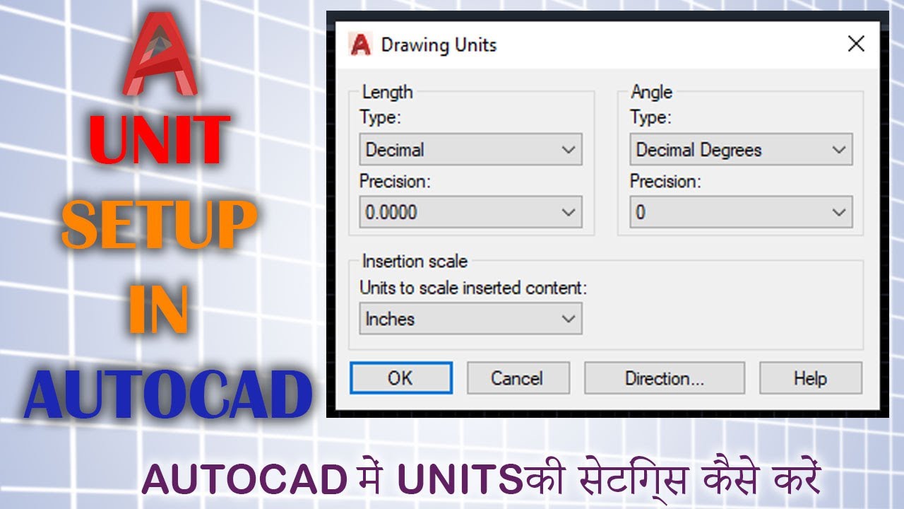 How To Set Units In AutoCAD AutoCAD Me Units Kaise Set Karen Hindi how-to-set-units-in-autocad-autocad-me-units-kaise-set-karen-hindi
