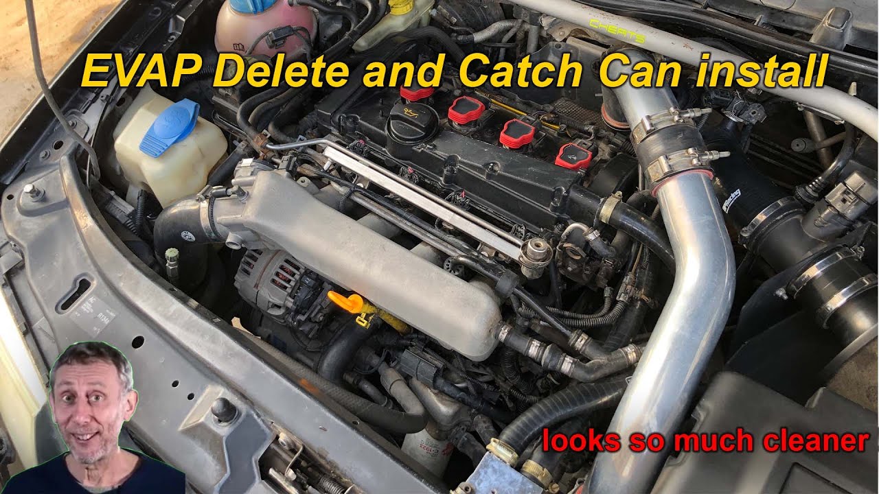 MK1 VRS 1.8T SAI/N249/PCV/EVAP DELETE/CATCH CAN INSTALL - YouTube