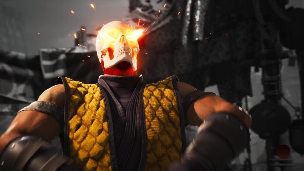Mortal Kombat 1 - Kameo Fatality: Scorpion - Toasty!!! - YouTube