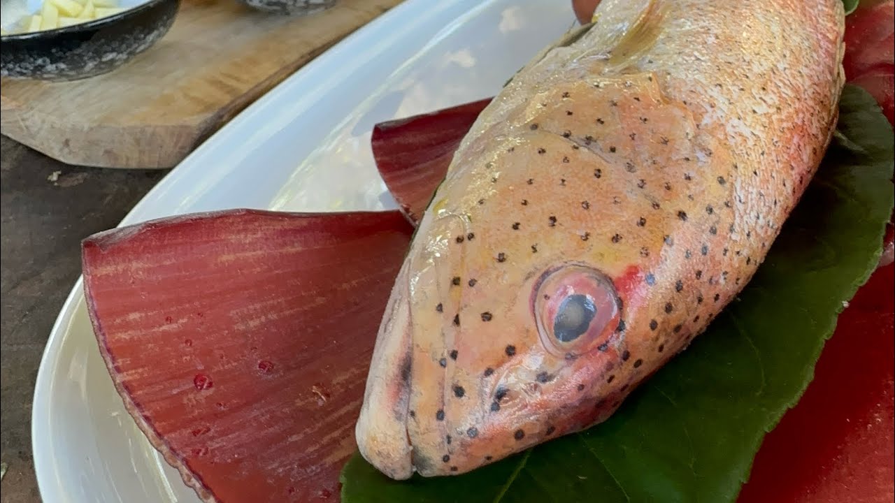 Coral Trout with Ginger, Chilli, Lime & Garlic cooked on Ninja Woodfire ...