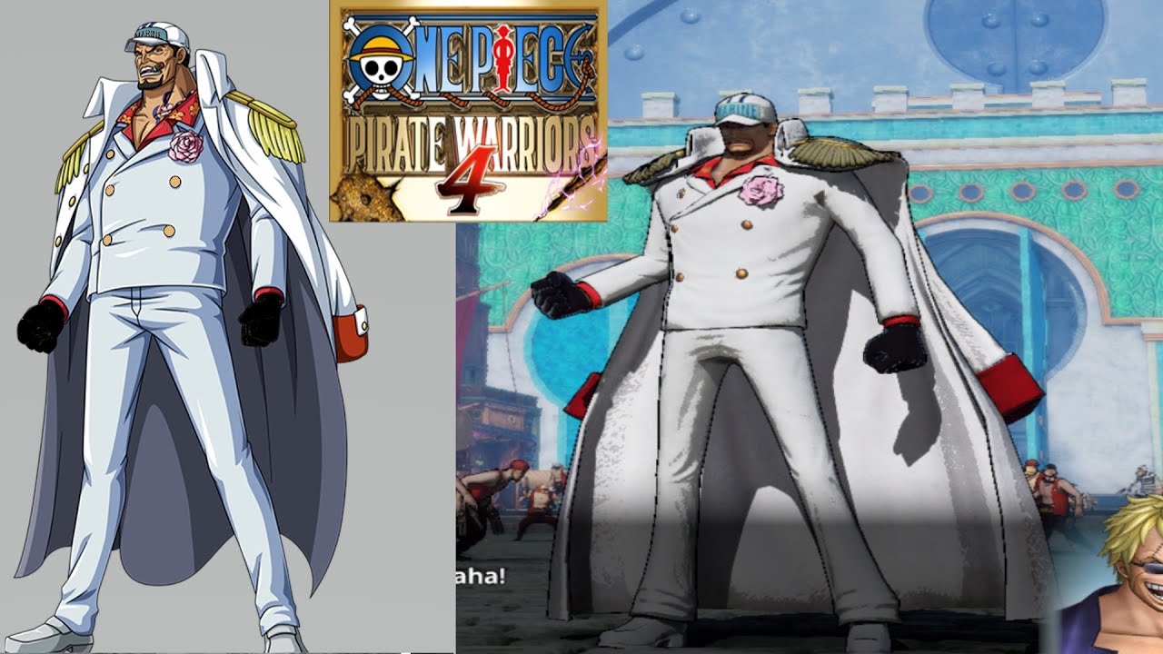 ONE PIECE PIRATE WARRIORS 4 AKAINU FLEET ADMIRAL SAKAZUKI (MOD) - YouTube