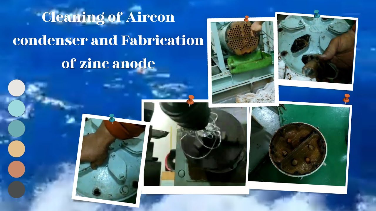 Cleaning of aircon condenser and making of zinc anode replacement | C ...