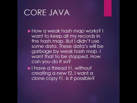 Mindtree Core Java Interview Questions - YouTube