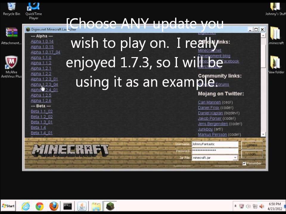 How to downgrade Minecraft to ANY version! - YouTube