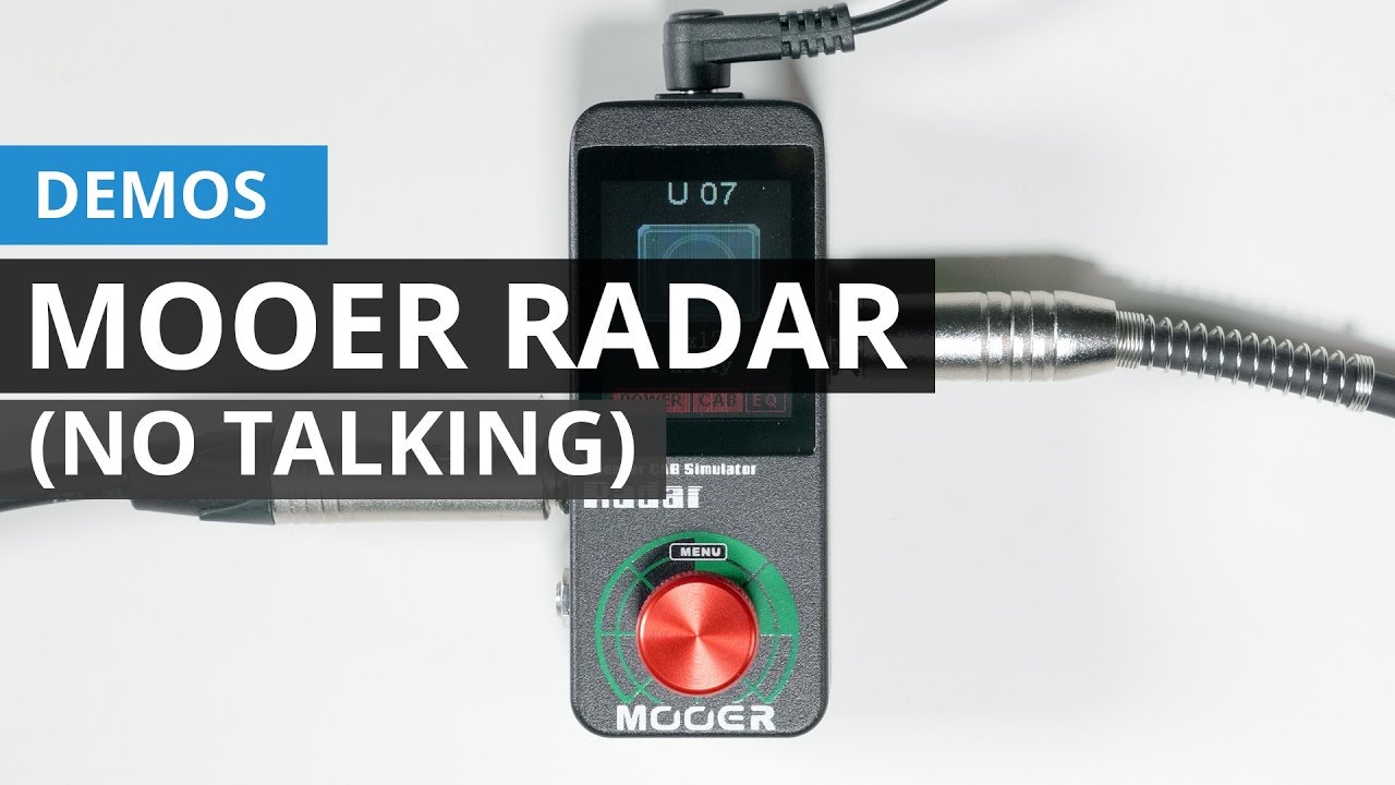 Demo de Mooer Radar (no talking) - YouTube