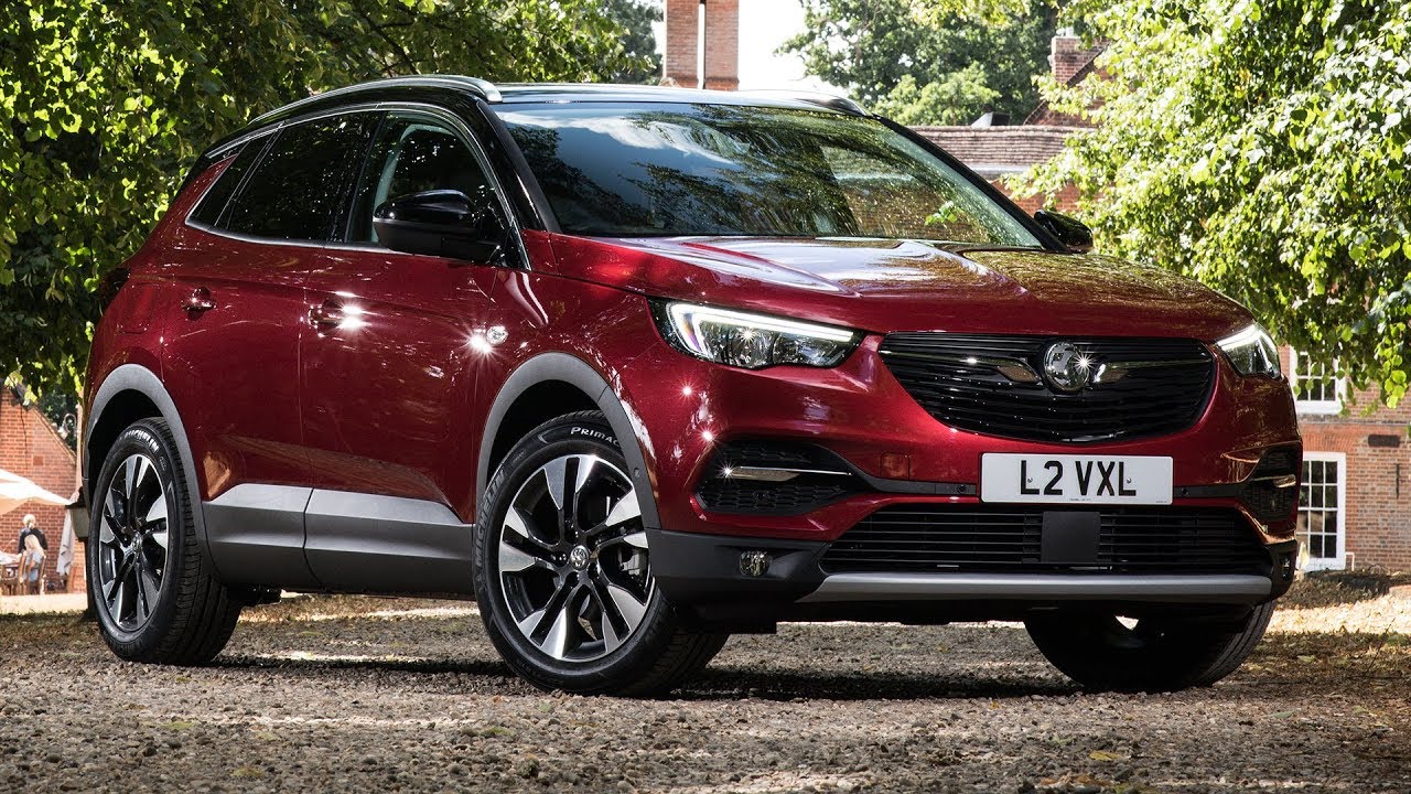 2018 Vauxhall Grandland X | Dark Ruby Red | Driving, Exterior - YouTube