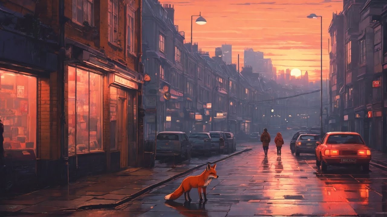 lofi fox - end of the day | relaxing/chilling song - YouTube