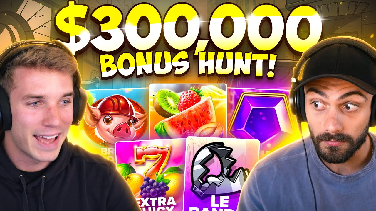 Hunting Slot Bonuses With $300,000, Then Opening All Of Them! - YouTube