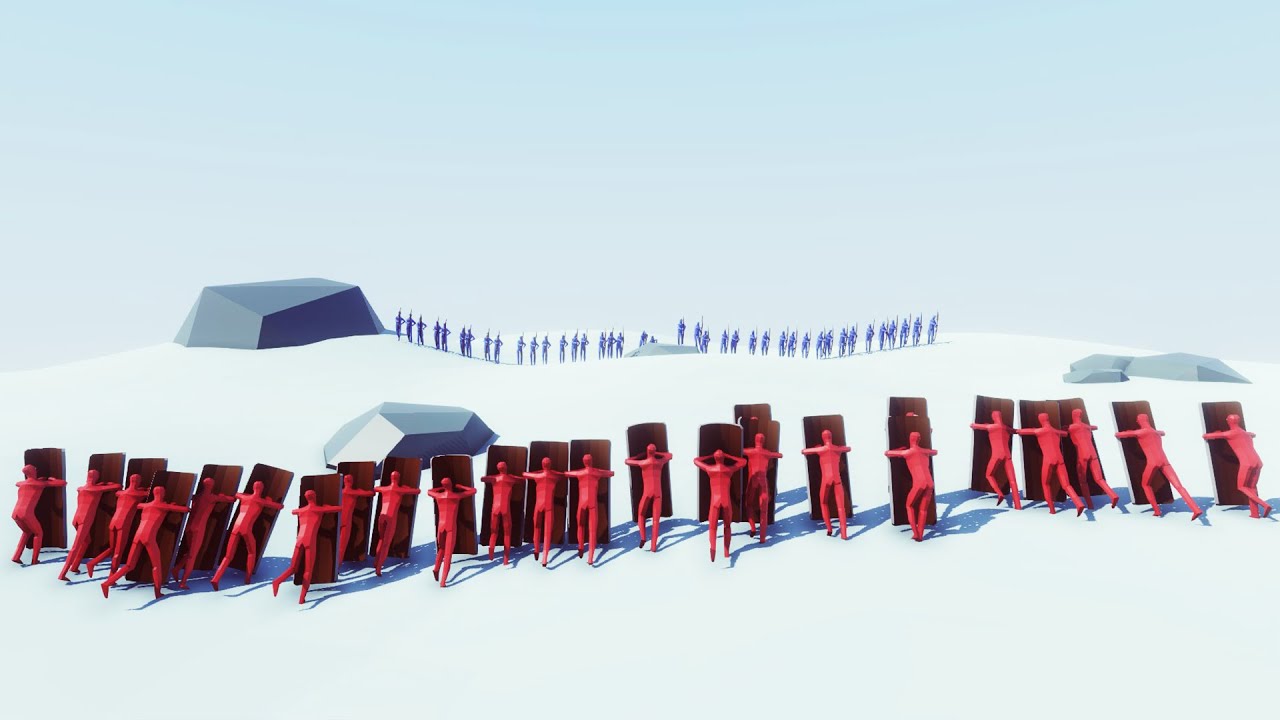 Totally Accurate Battle Simulator Gameplay - Shield Walls! - Let's Play ...