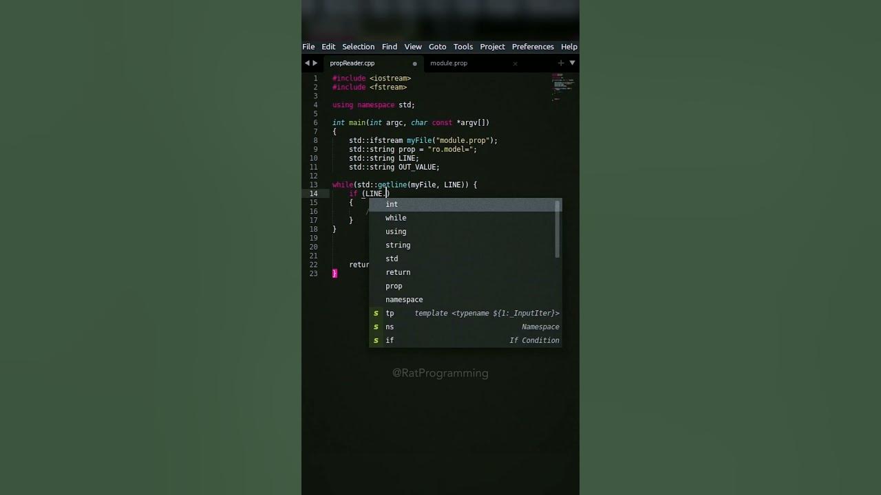 C++ | How to read values from .prop & .ini files #shorts #short #programming #tutorial - YouTube