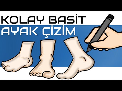 Kolay Ayak Çizimi Nasıl Yapılır? how to drawing easy foot