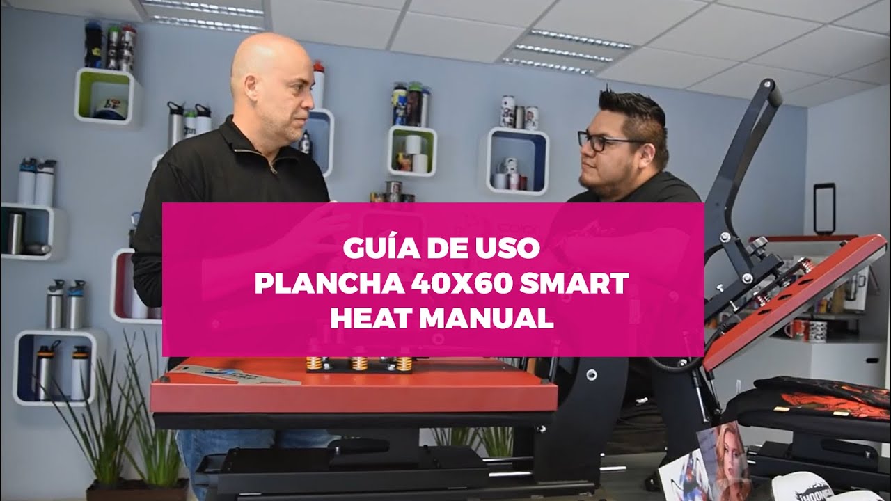 Guía de uso: ¿Cómo usar la plancha 40x60 Smart Heat Manual de color ...
