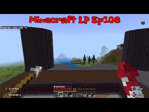 Minecraft Let's play Ep106 Lava flowing, volcano clouds - YouTube