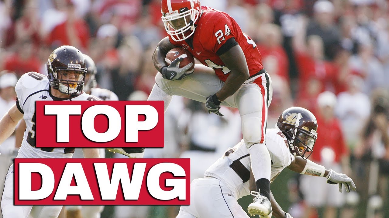 Knowshon Moreno's UNREAL Georgia Highlights - YouTube