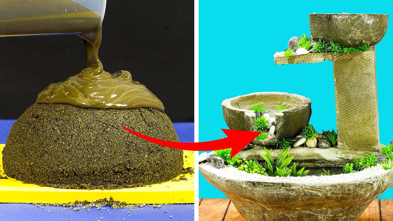 DIY Easy Mini Fountain | You Should Try! - YouTube