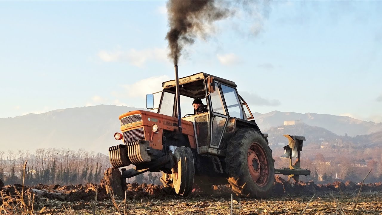 OLD TRACTORS SHOW | 2 x Fiat 1300 Super + 2 x Fiat 1000 + OM 850 ...
