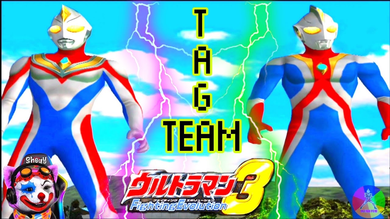 Ultraman TAG TEAM - Ultraman Dyna Strong Mode X Combo Ultraman Cosmos ...