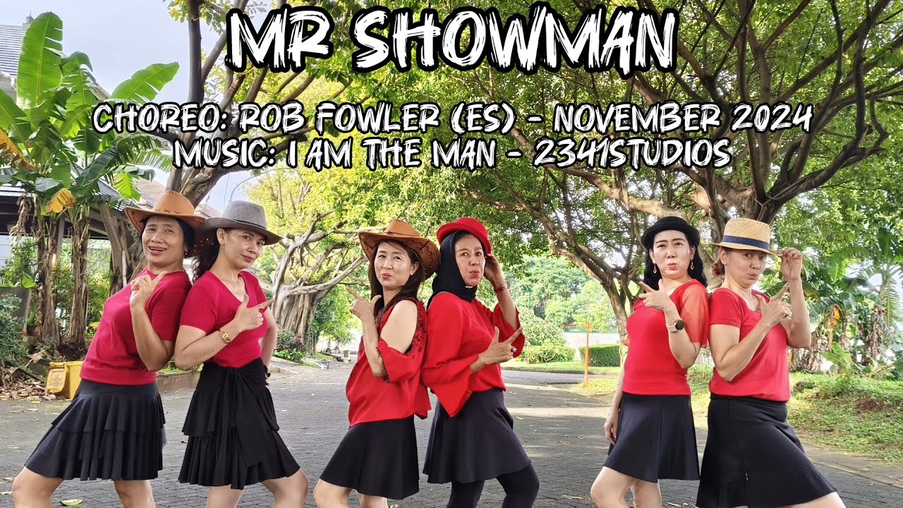 Mr Showman //Line Dance // Choreo:Rob Fowler (ES) - November 2024 - YouTube