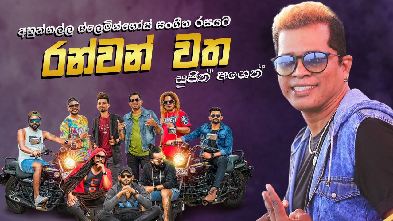Ranwan Watha රන්වන් වත බබලන්නේ Sujith Ashen With Flamingoes - YouTube