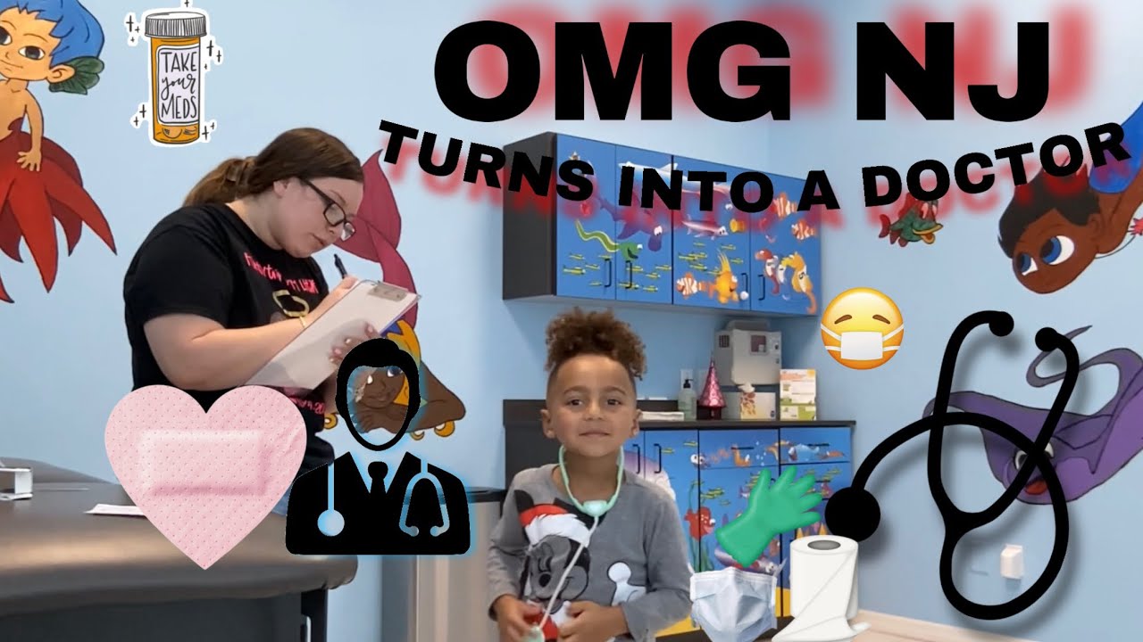OMG NJ TURNS INTO A DOCTOR AND LEARNS COLORS NUMBERS & ABC’S - YouTube