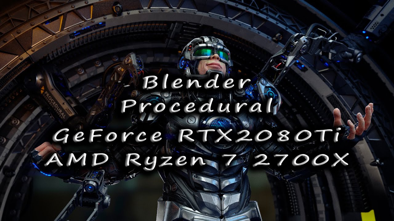 Benchmark Blender - Procedural - CPU Render - AMD Ryzen 7 2700X - YouTube