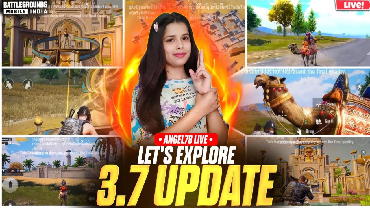 🛑 BGMI NEW 3.7 UPDATE IS HERE 😍Bgmi Live free custom rooms || @Royal_Abhi_2409 and @Angel78Live ...