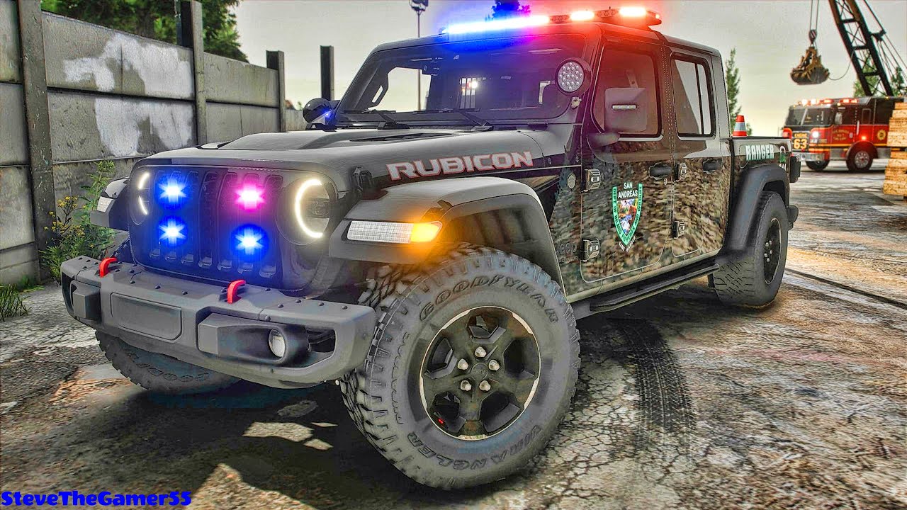 Playing GTA 5 As A POLICE OFFICER Park Ranger Patrol| GTA 5 Lspdfr Mod ...