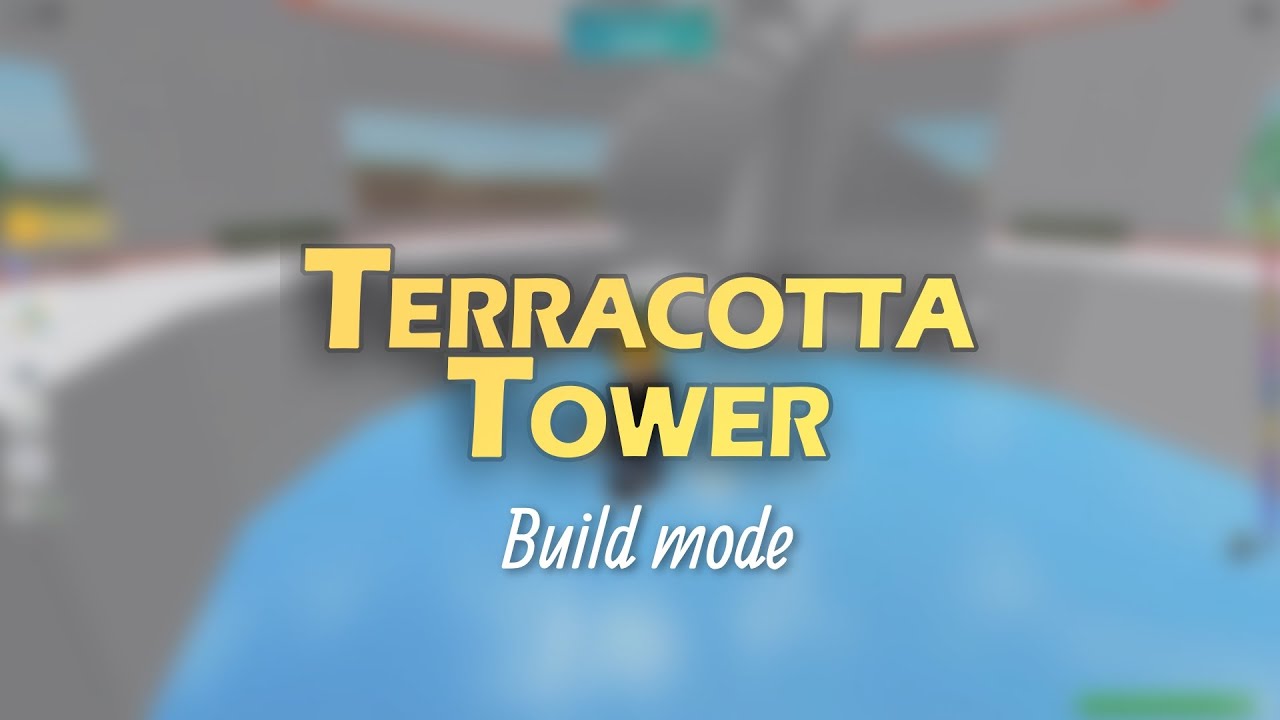 Terracotta tower - Build mode - YouTube