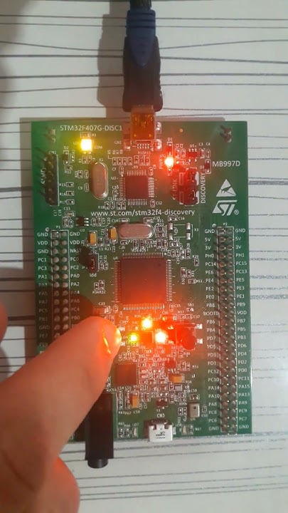 Led Control with Stm32f407 Button - Example 3 | Stm32f407 Buton ile Led Kontrolü - Örnek 3 # ...