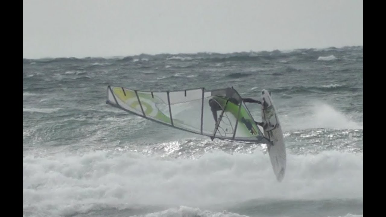Windsurf Forward Loop and Back Loop in Sandbanks - YouTube