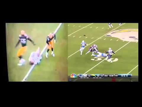 Darren Sharper and Brandon Browner hits